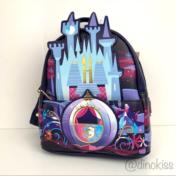 Bags | Loungefly Disney Cinderella Castle Mini Backpack | Poshmark